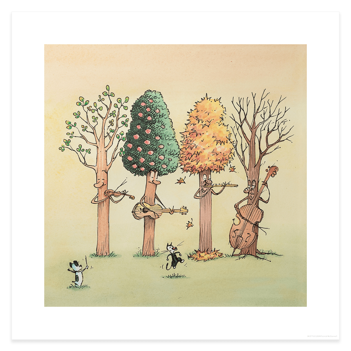 'Song of the Seasons' Print – MUTTS