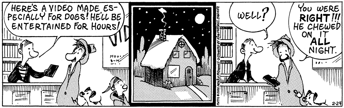 February 24 2000, Daily Comic Strip – MUTTS