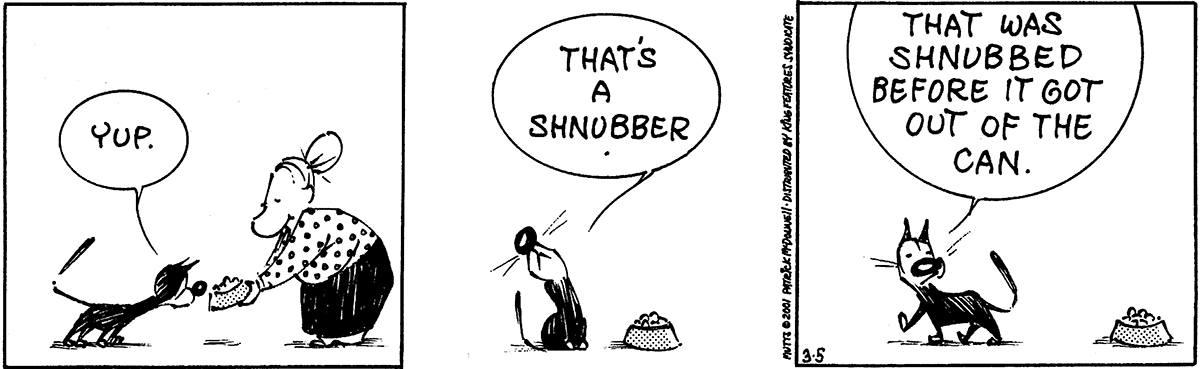 March 5 2001, Daily Comic Strip – MUTTS