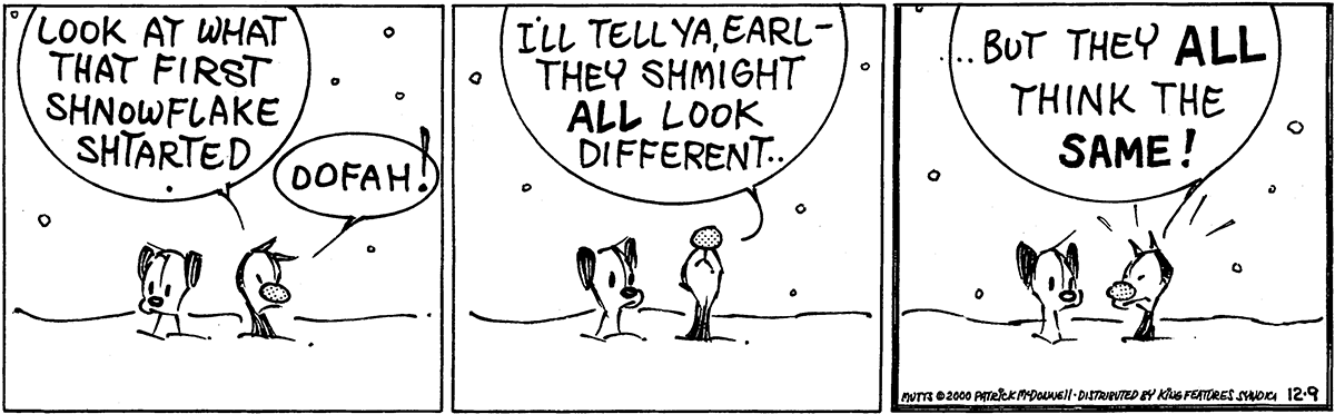 December 9 2000, Daily Comic Strip – MUTTS