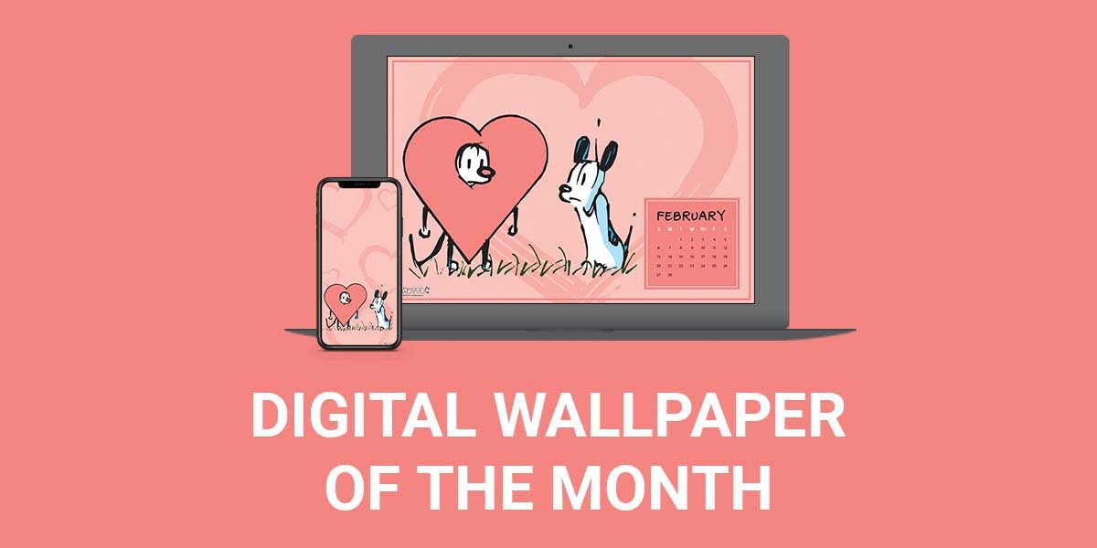 MUTTS Digital Wallpaper of the Month: February 2022