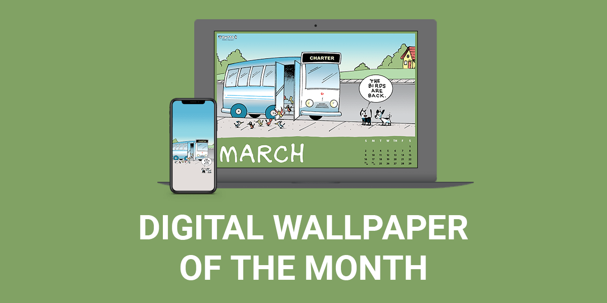 MUTTS Digital Wallpaper of the Month: March 2025
