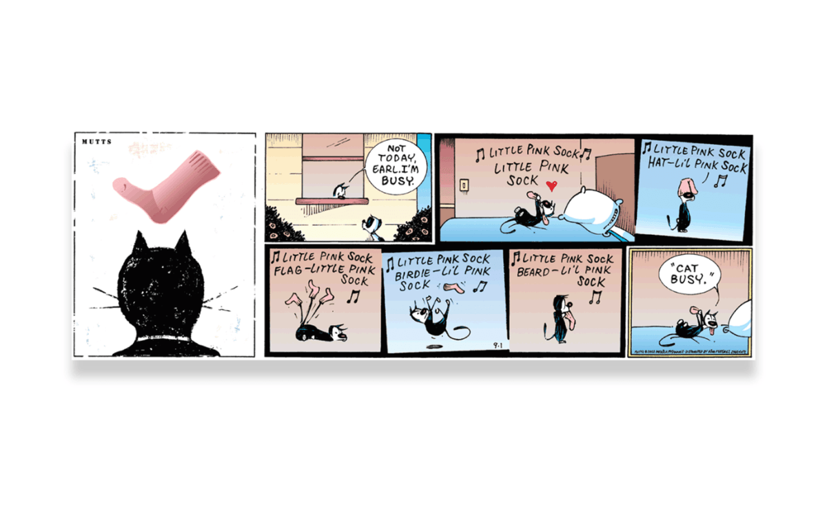 Top 'Little Pink Sock' Comic Strips – MUTTS