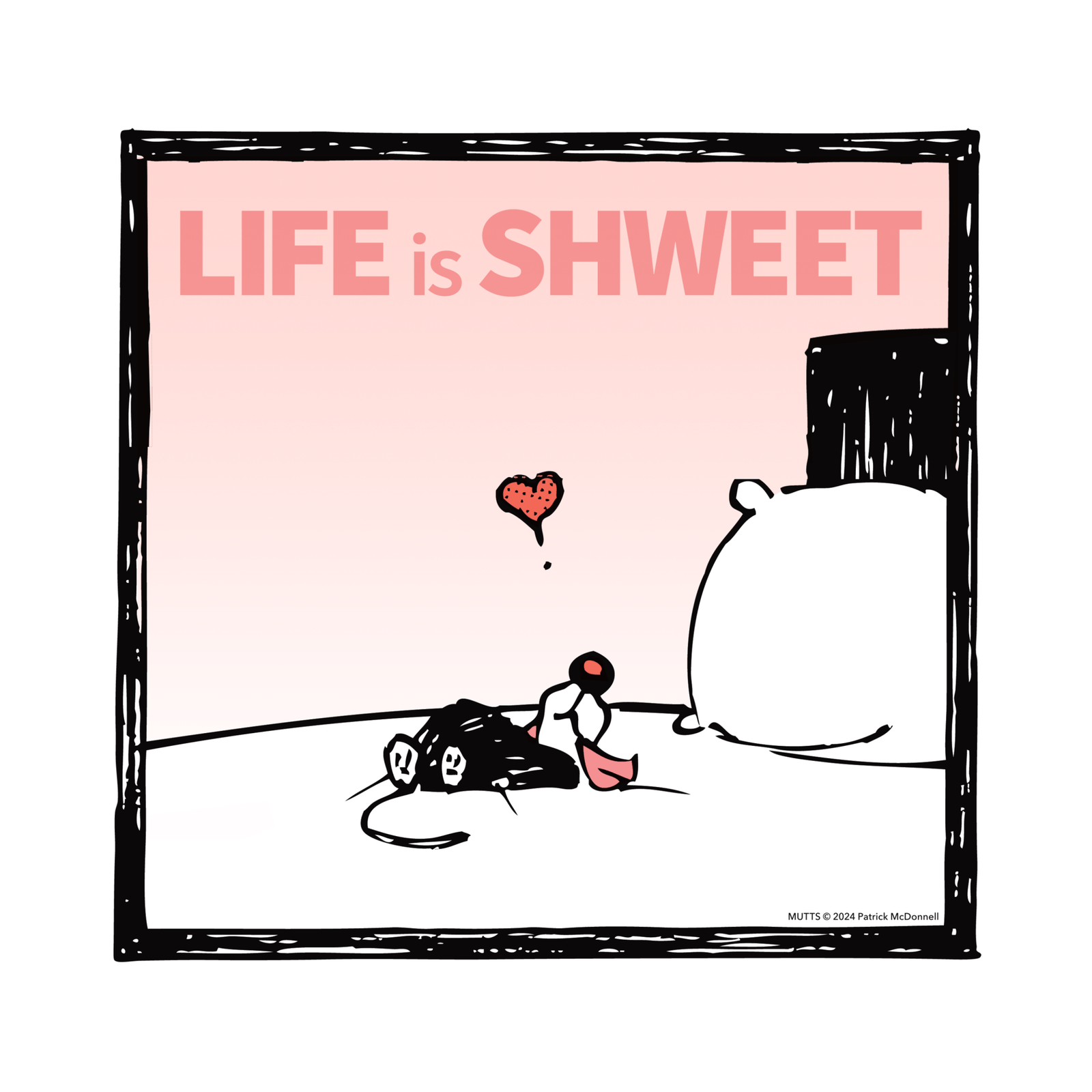 'Mooch's Life Is Shweet' Print – MUTTS