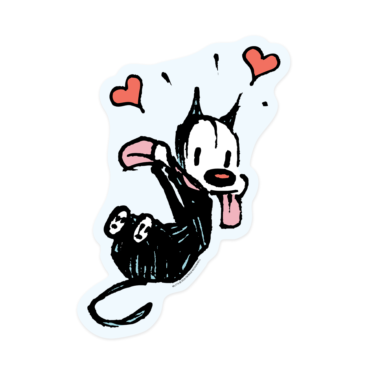 'Marvelous Mooch' Die-Cut Sticker – MUTTS