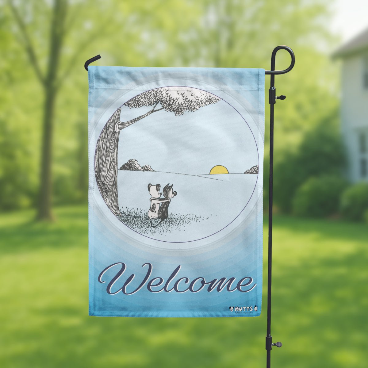 'By Your Side' Garden Flag – MUTTS