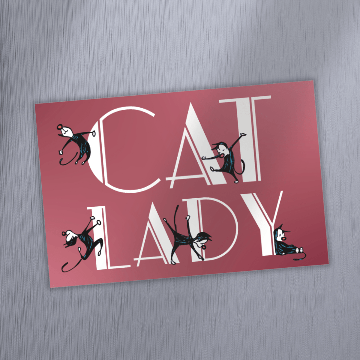 'Cat Lady' Magnet – MUTTS