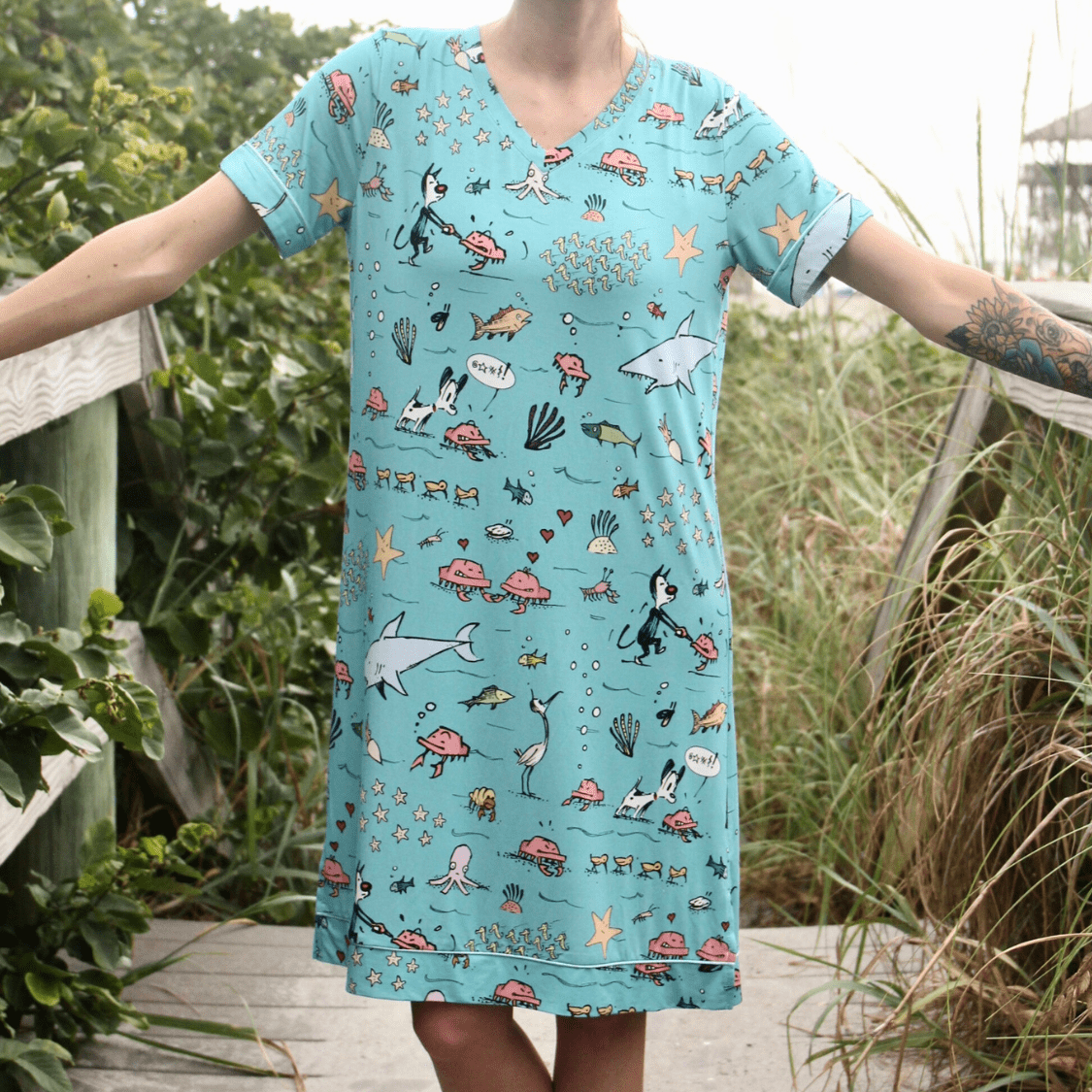 'Salty & Sweet' Nightgown – MUTTS