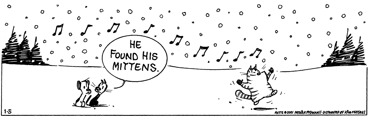 January 5 2001, Daily Comic Strip – MUTTS