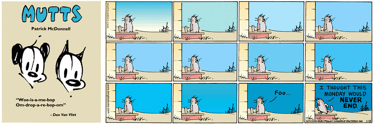 January 15 2006, Sunday Comic Strip – MUTTS