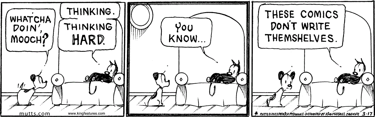 March 17 2023, Daily Comic Strip – MUTTS