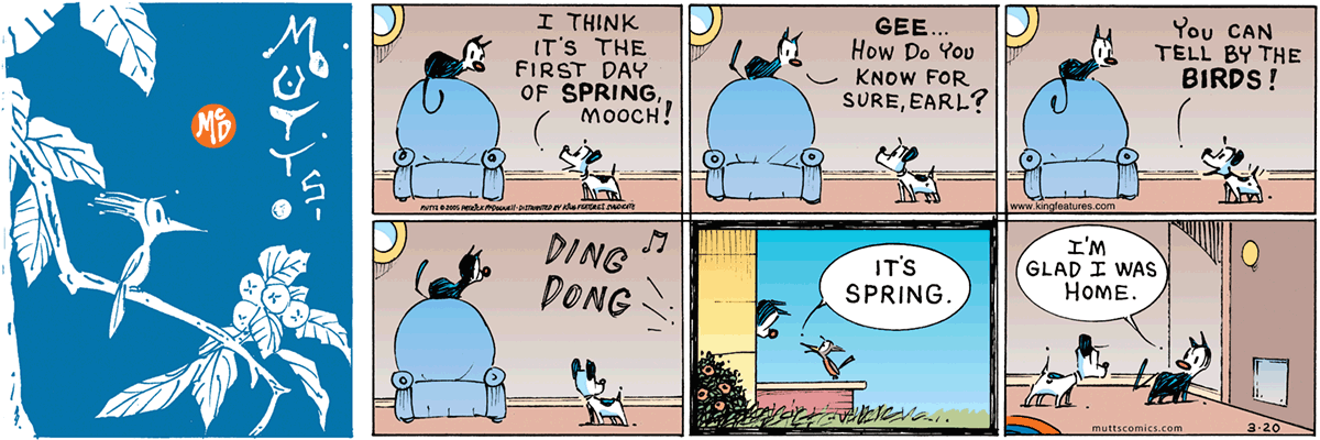 March 20 2005, Sunday Comic Strip – MUTTS