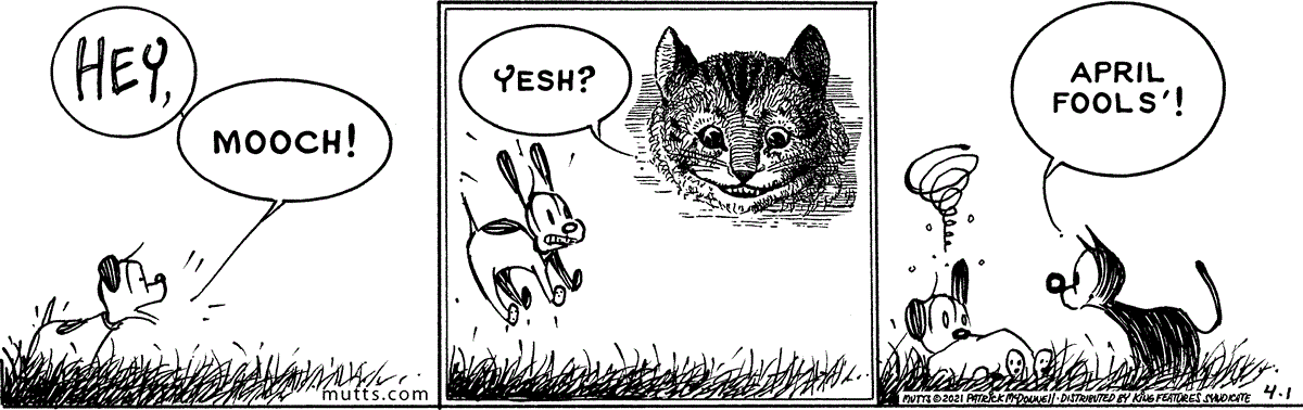 April 1 2021, Daily Comic Strip – MUTTS