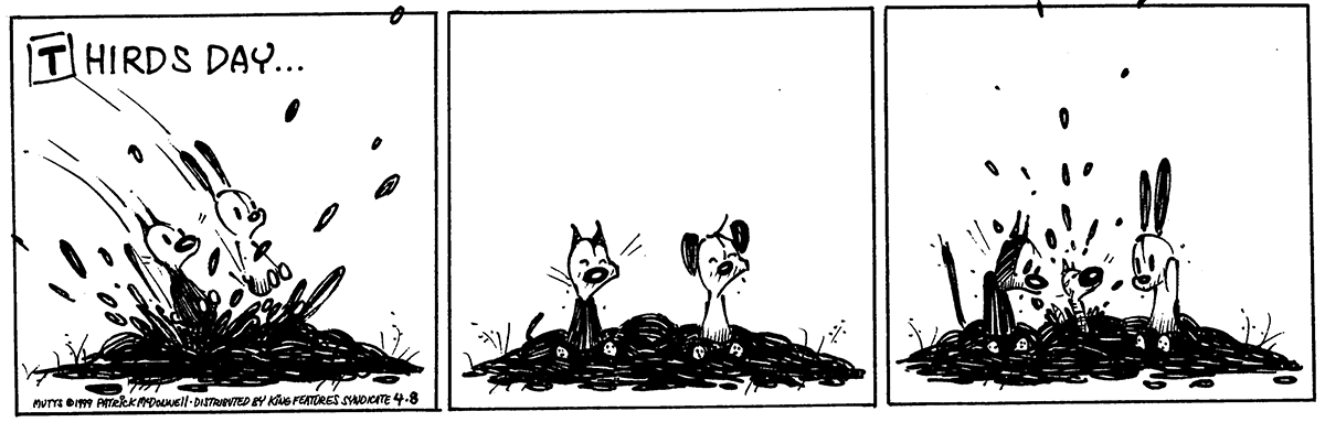 April 8 1999, Daily Comic Strip – MUTTS