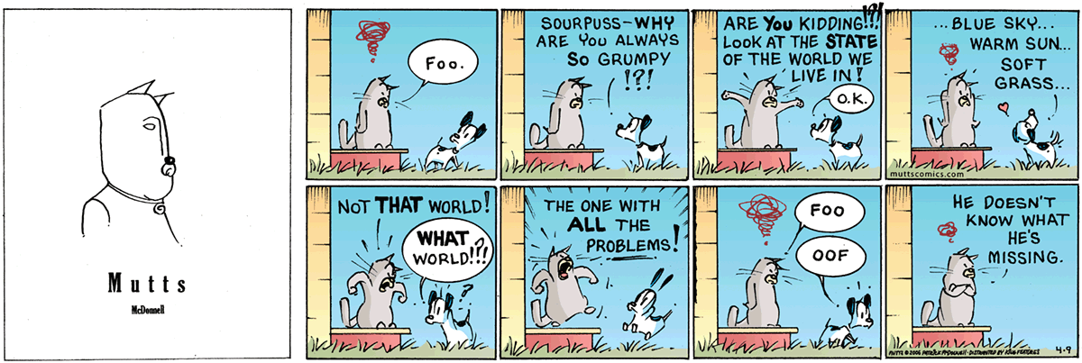 April 9 2006, Sunday Comic Strip – MUTTS