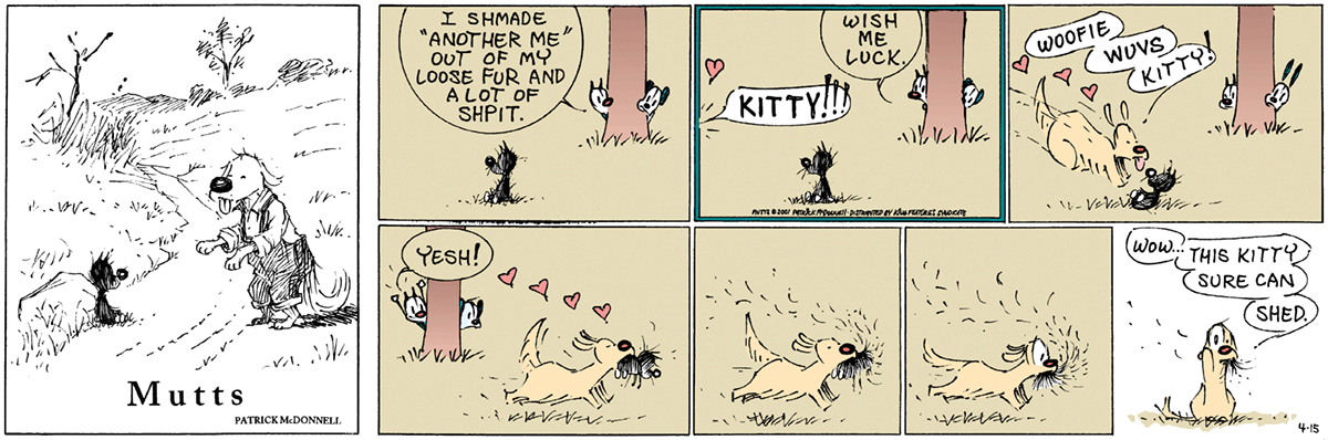 April 15 2001, Sunday Comic Strip – MUTTS