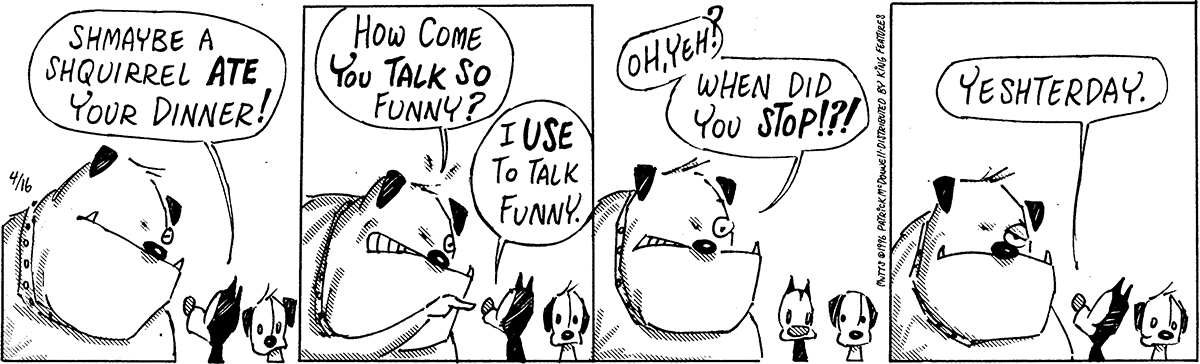 April 16 1996, Daily Comic Strip – MUTTS