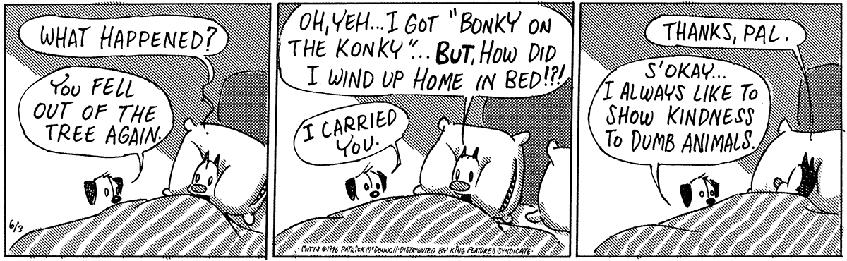 June 3 1996, Daily Comic Strip – MUTTS