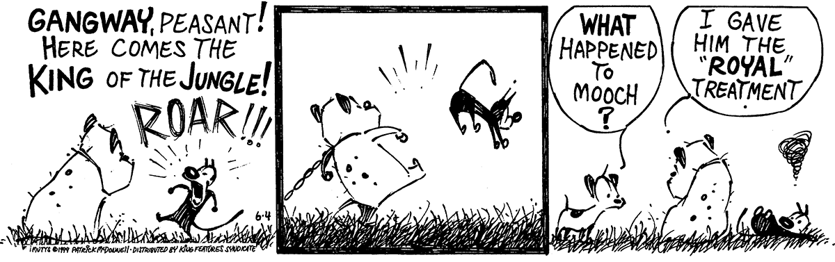 June 4 1999, Daily Comic Strip – MUTTS