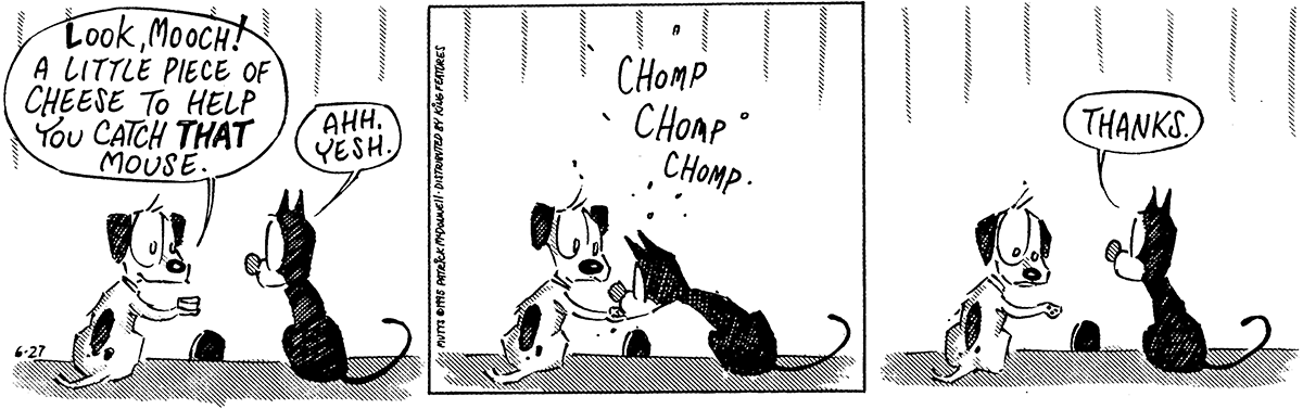 June 27 1995, Daily Comic Strip – MUTTS