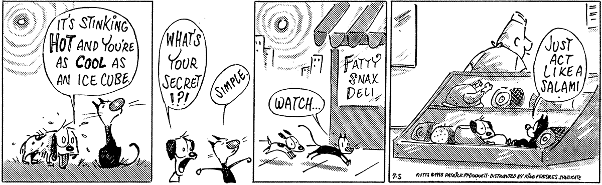 July 5 1995, Daily Comic Strip – MUTTS