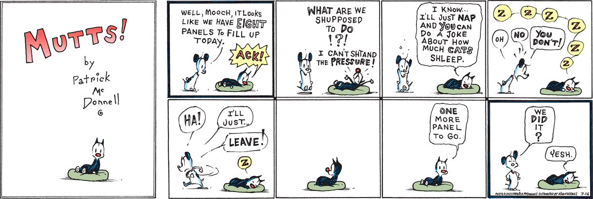 July 16 2023, Sunday Comic Strip – MUTTS