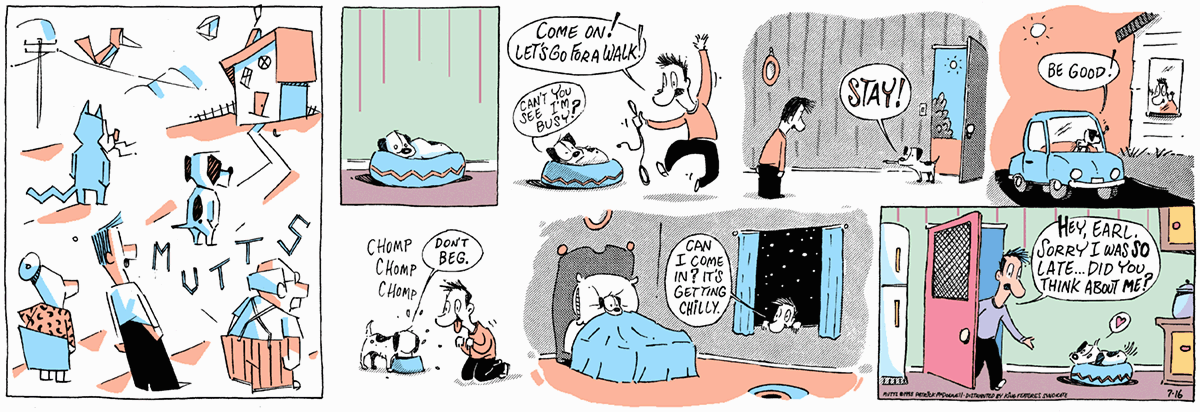 July 16 1995, Sunday Comic Strip – MUTTS
