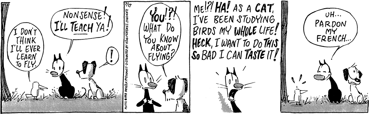 July 17 1995, Daily Comic Strip – MUTTS