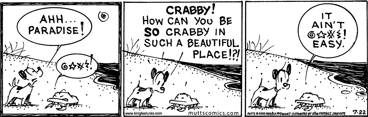 July 22 2008, Daily Comic Strip – MUTTS
