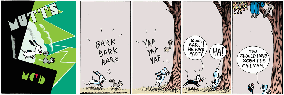 October 1 2000, Sunday Comic Strip – MUTTS
