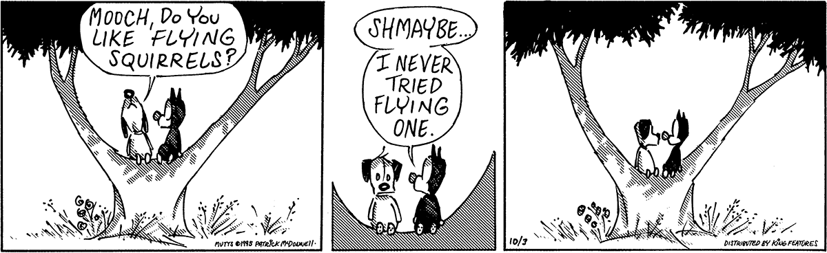 October 3 1995, Daily Comic Strip – MUTTS