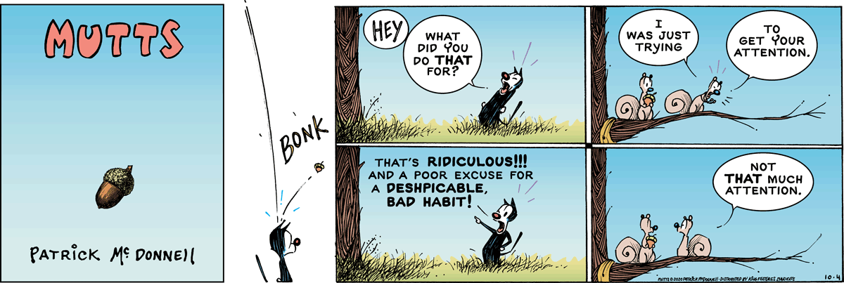 October 4 2020, Sunday Comic Strip – MUTTS