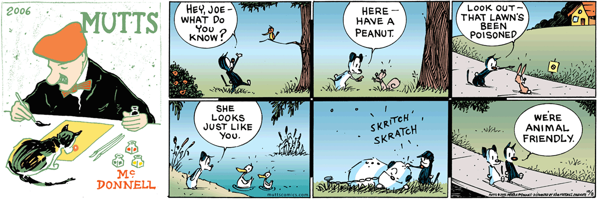 October 8 2006, Sunday Comic Strip – MUTTS