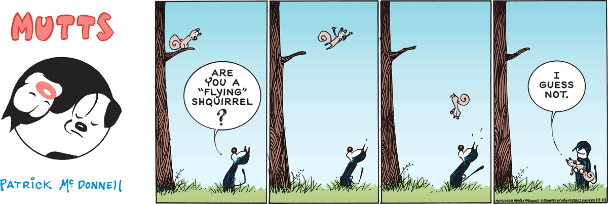 October 10 2021, Sunday Comic Strip – MUTTS
