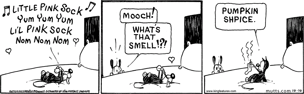 October 10 2023, Daily Comic Strip – MUTTS