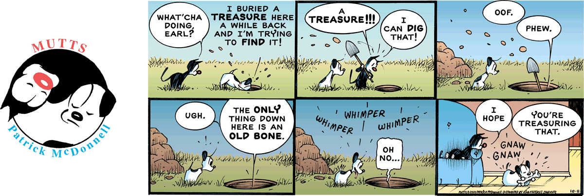 October 11 2020, Sunday Comic Strip – MUTTS