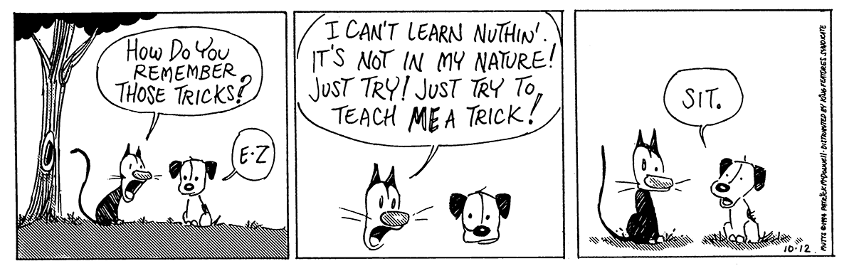 October 12 1994, Daily Comic Strip – MUTTS