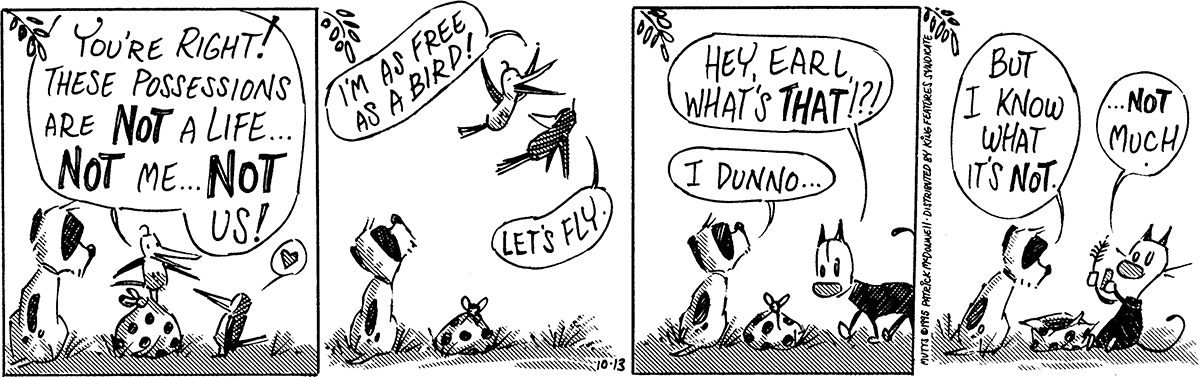 October 13 1995, Daily Comic Strip – MUTTS