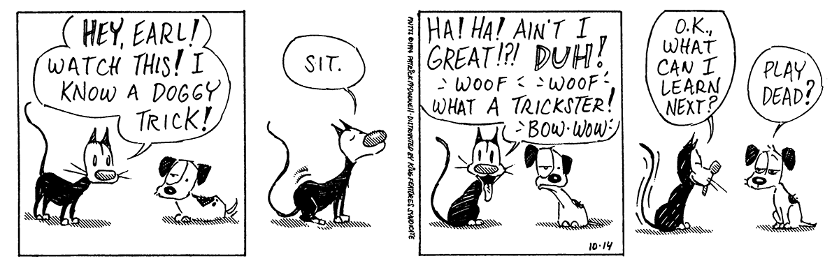 October 14 1994, Daily Comic Strip – MUTTS