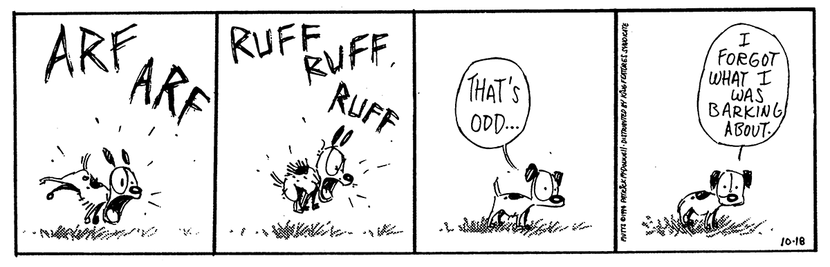 October 18 1994, Daily Comic Strip – MUTTS