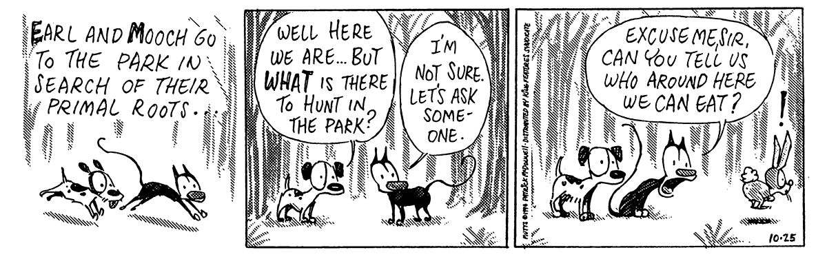 October 25 1994, Daily Comic Strip – MUTTS