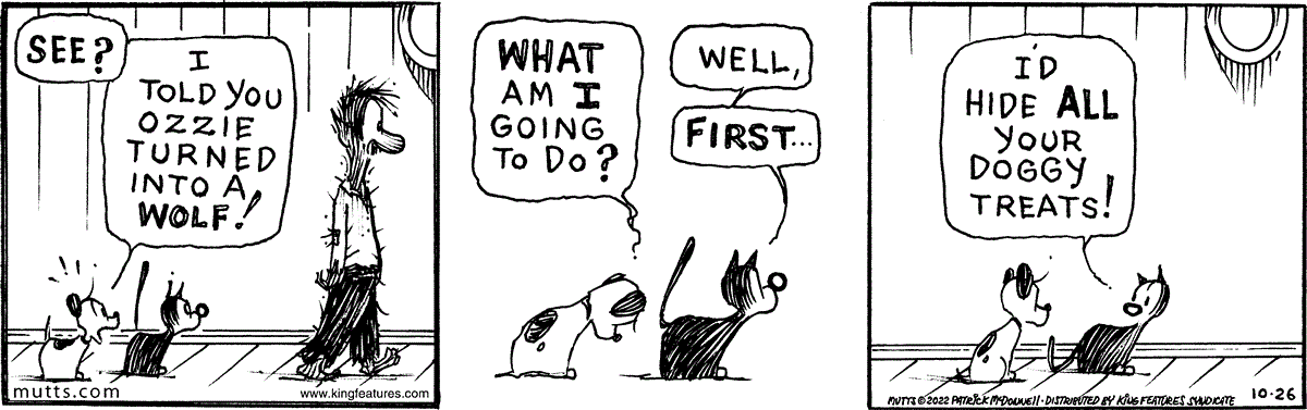 October 26 2022, Daily Comic Strip – MUTTS