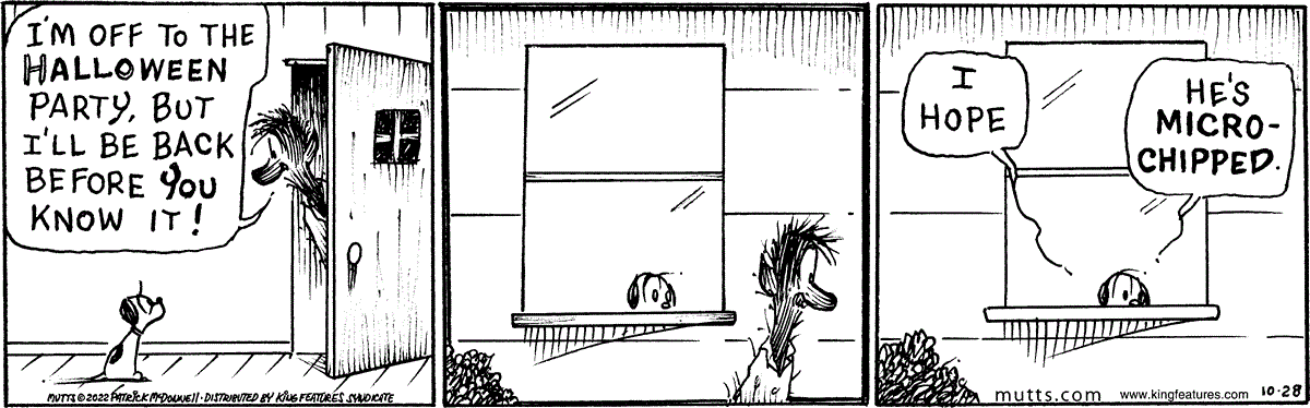 October 28 2022, Daily Comic Strip – MUTTS