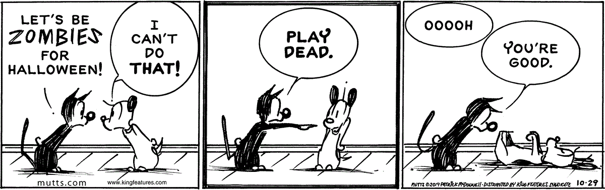 October 29 2019, Daily Comic Strip – MUTTS