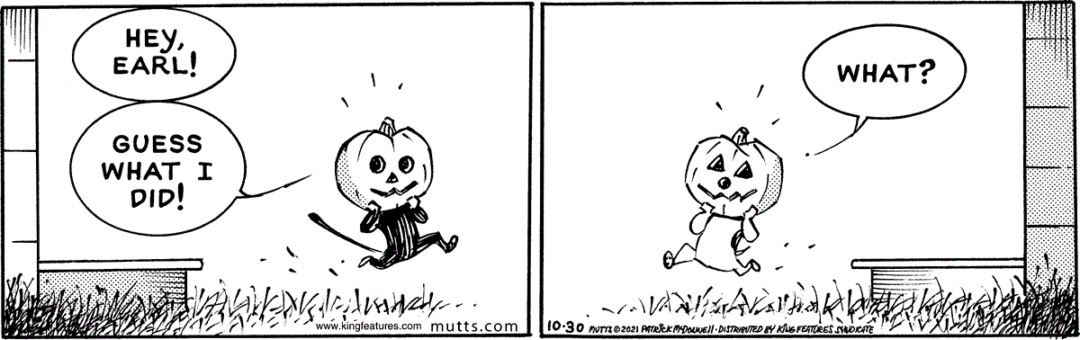 October 30 2021, Daily Comic Strip – MUTTS