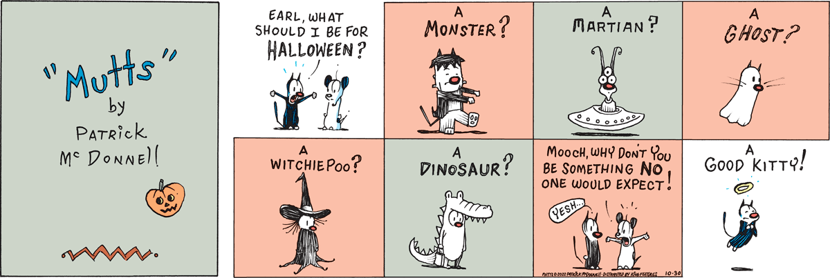 October 30 2022, Sunday Comic Strip – MUTTS