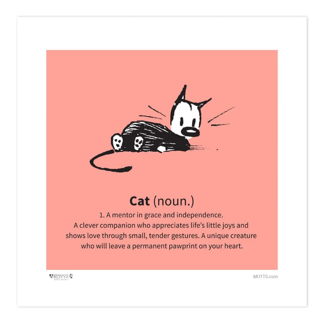'Cat Definition' Print – MUTTS