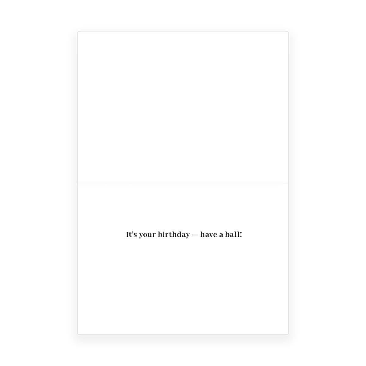 'Have a Ball' Birthday Card – MUTTS
